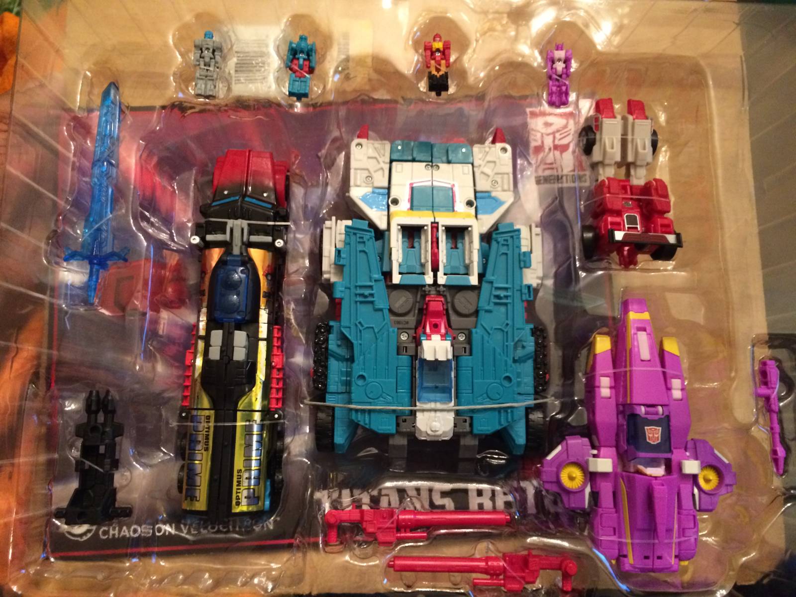 Titans Return Chaos on Velocitron Box Set In Hand Photos